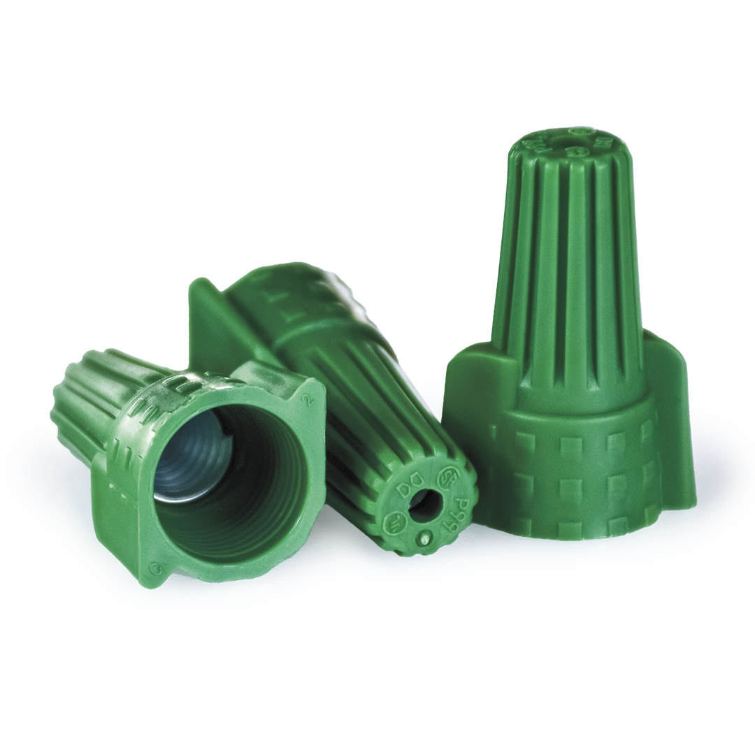 Winged Green Wire Connectors | UL Listed | Bulk Pack of 500 | High-Tor