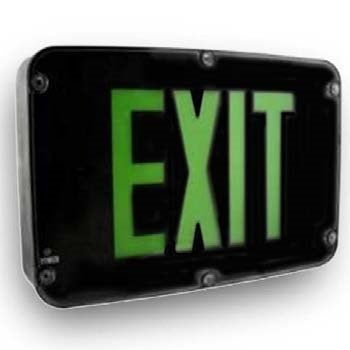 NEMA 4X NSF Exit Sign | Waterproof LED | Red/Green Letters