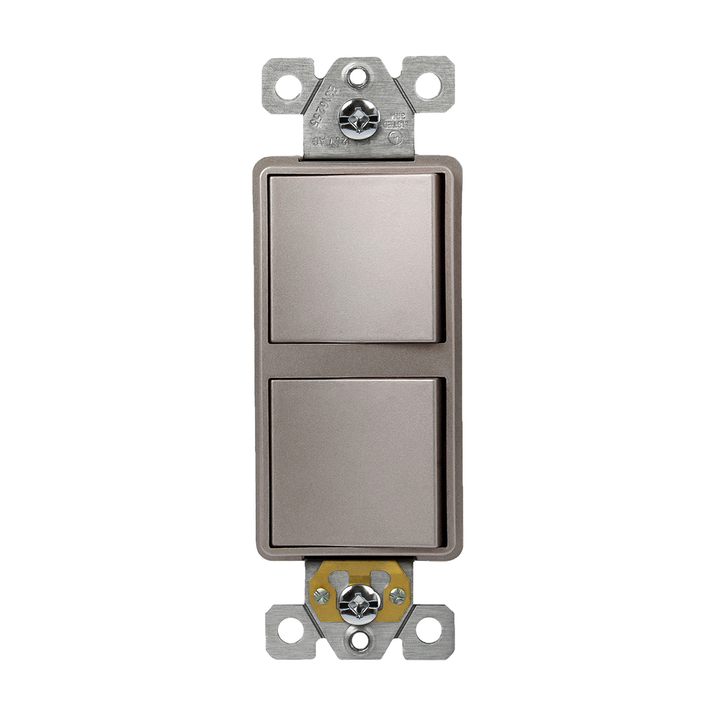 Elite Series Dual Rocker Switches, Single Pole