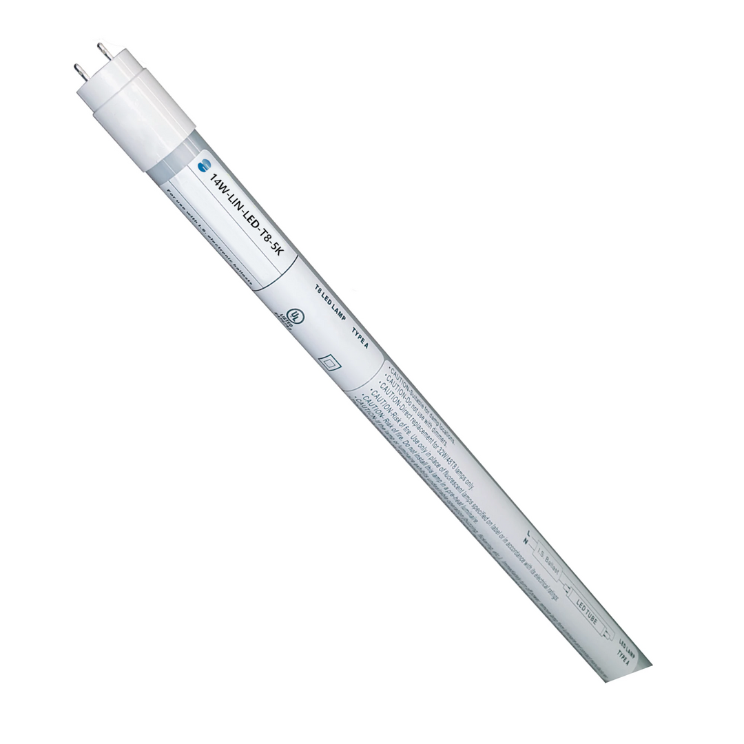 Shatter Proof LED Direct Replacement T8 Lamp - 14W - 5000K [Food Grade